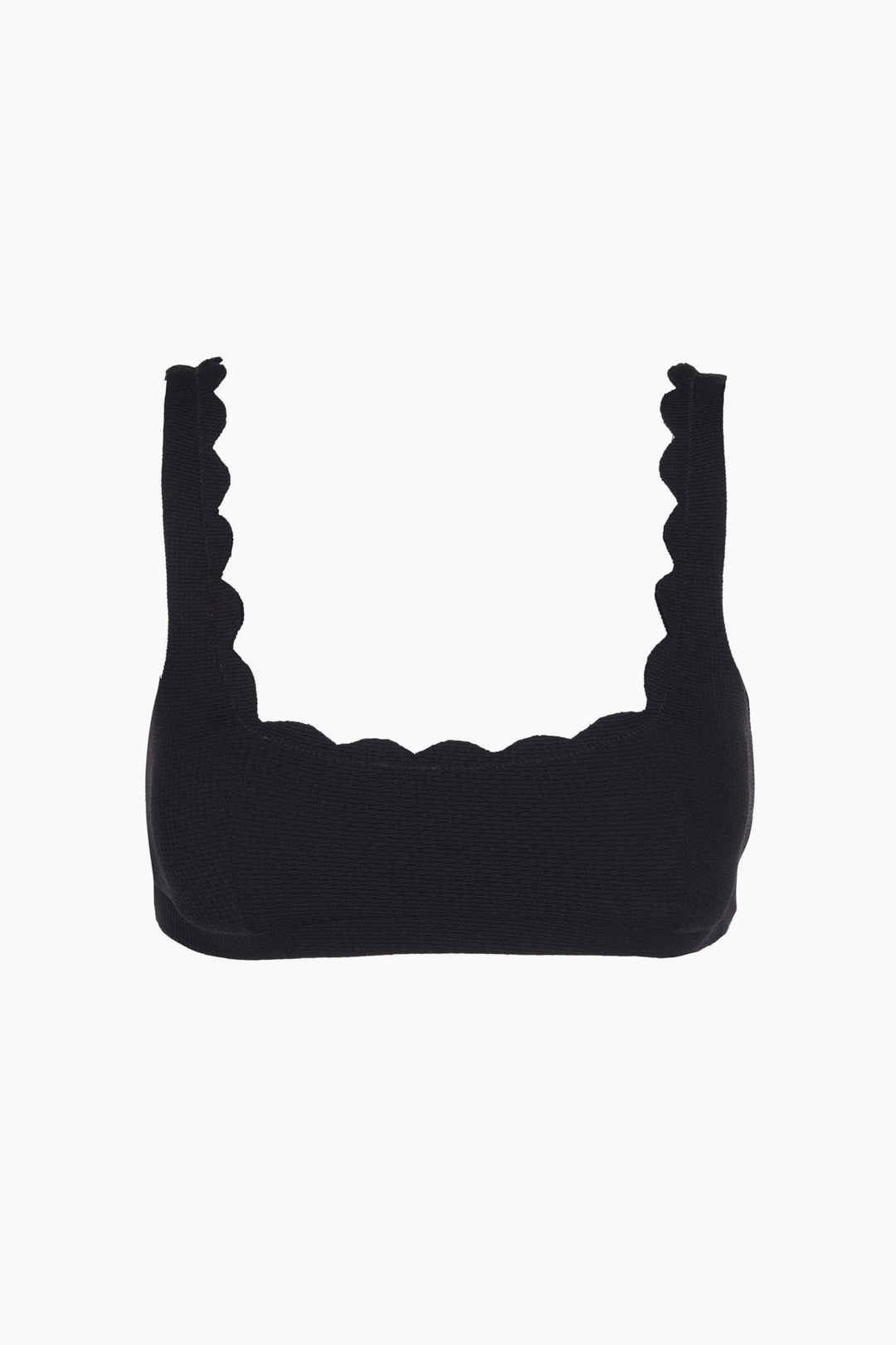 Marysia Mini Palm Springs top in black – Soleil Blue